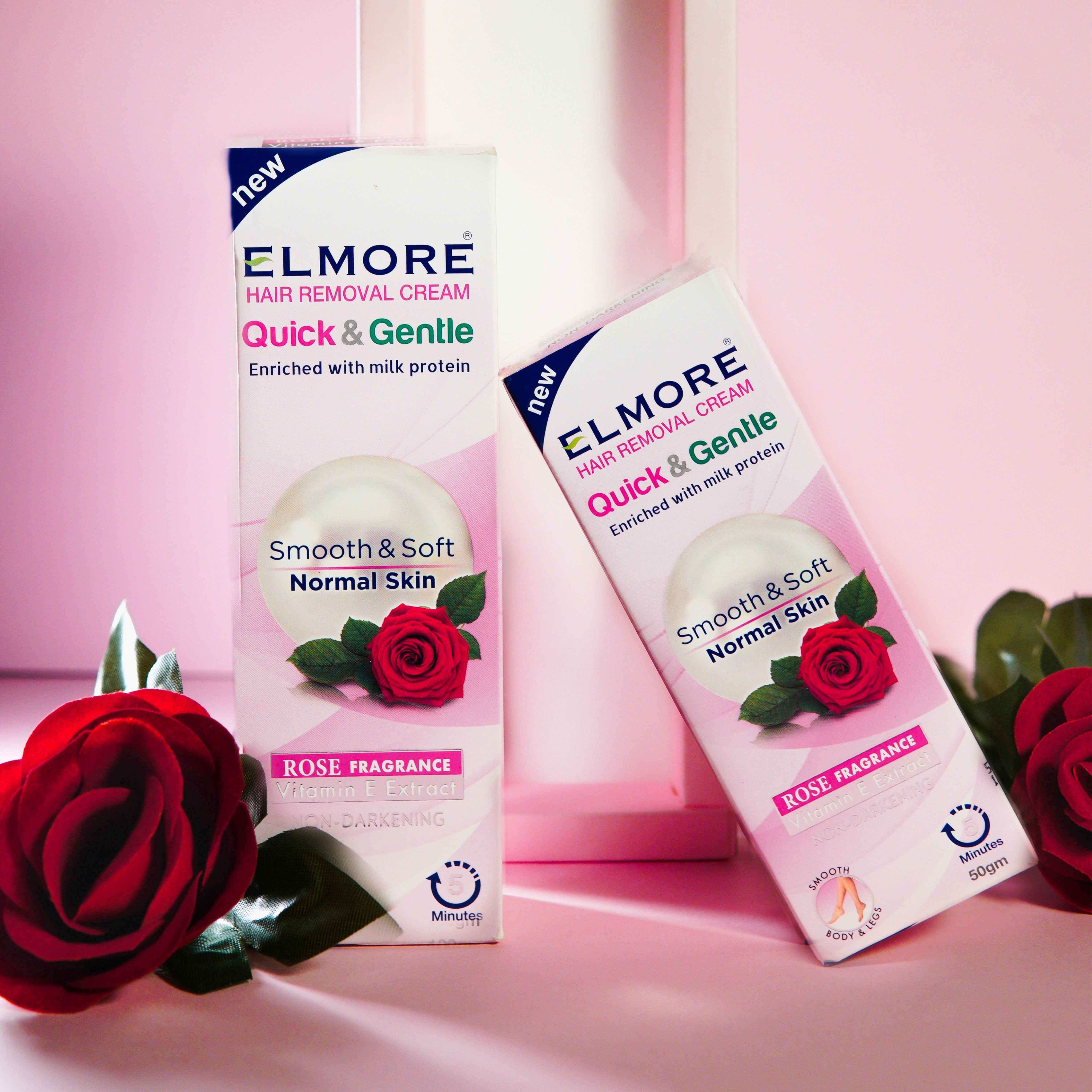 Buy Elmore Hair Removal Cream Rose Fragrance Online – ElmoreBeauty