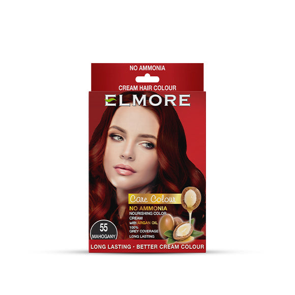 Buy Elmore Cream Hair Color 55 Mahogany Online in Pakistan – ElmoreBeauty